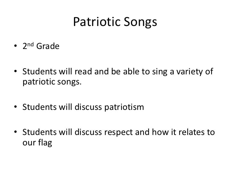 Patriotic Song Lyrics Printable - Printable Word Searches