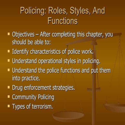 Patrol Procedure Chapter 6 | PPT