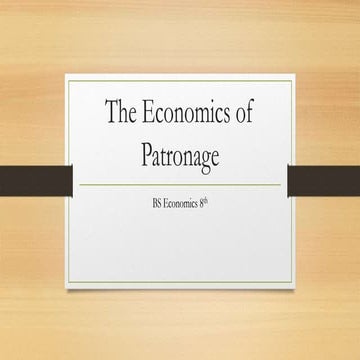 Patronage and Good Governance 5.pptx pptc | PPTX