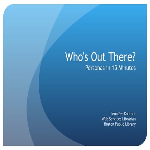 Personas In Documentation | PPS