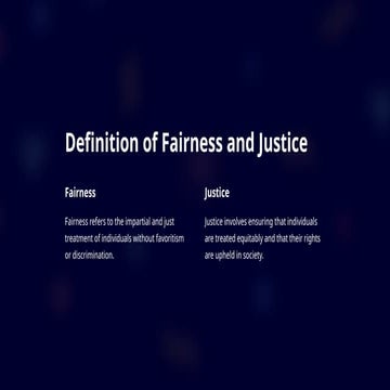 Ethics: fairnesss and Justiceeeeeeeeeeeeee | PPT