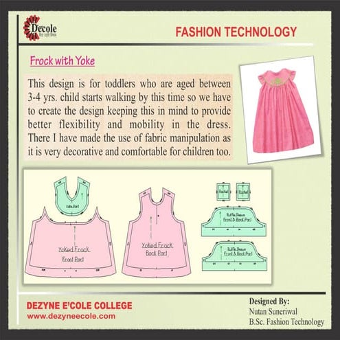 Pattern engineering on cad work (nutan suneriwal bsc fashion technology ...