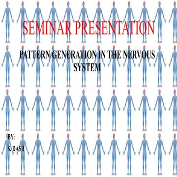 Pattern generation in the nervous system | PPT