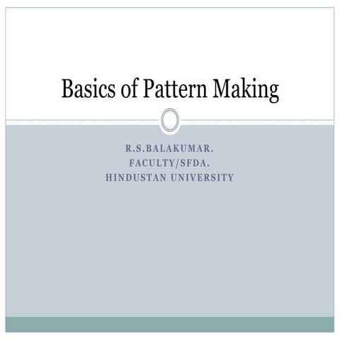 Introduction on fashion & designing concepts in fashion