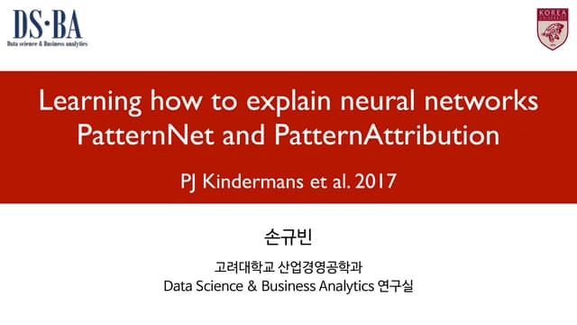 Learning How To Explain Neural Networks Patternnet And Patternattribution Ppt