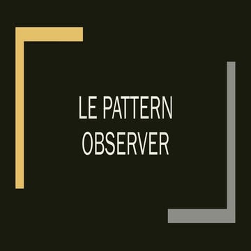 Observer pattern | PDF