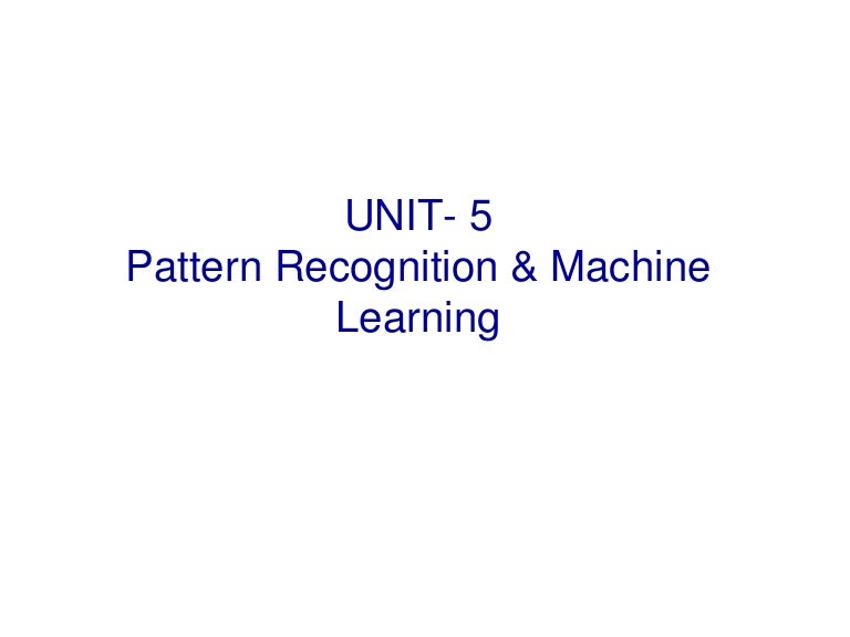 Pattern Recognition And Machine Learning