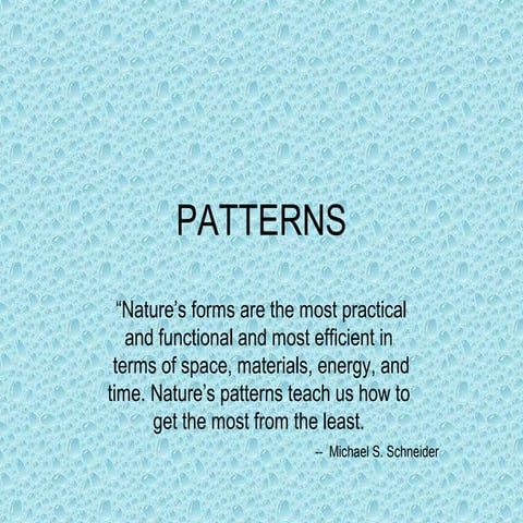 Patterns | PPT