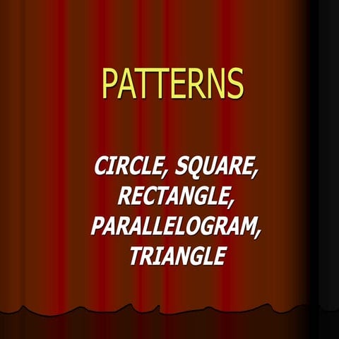 Patterns | PDF