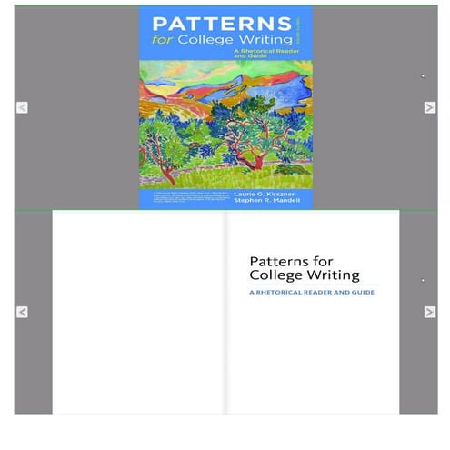 Patterns for College Writing (Part 1) | PDF