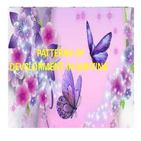 Patterns of Development | PPTX