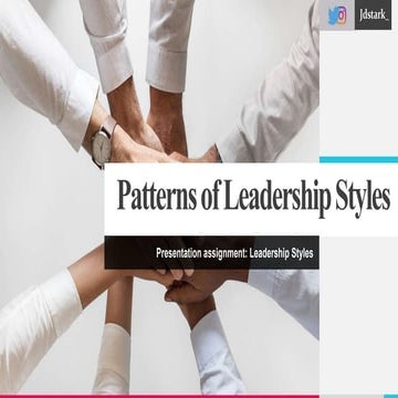 Patterns of leadership styles/ Leadership styles - Javeed Sudarji | PPT