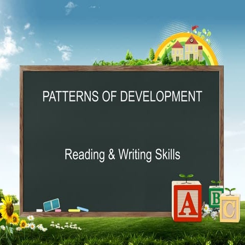 Patterns of Paragraph Development presentation | PPTX