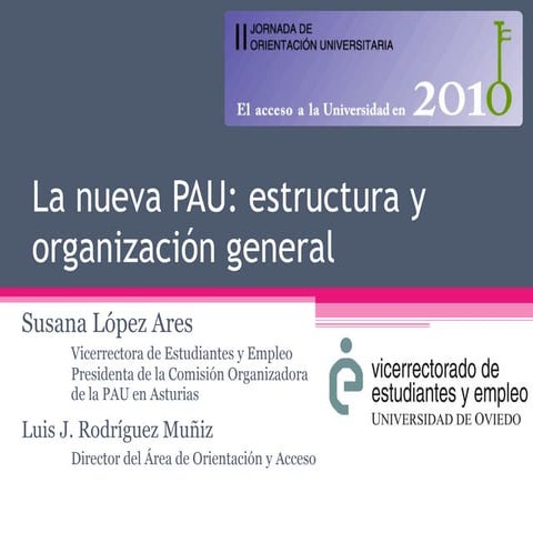 Pau Documento De La Universidad De Oviedo | PPT