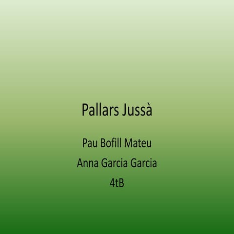 Pallars jussa | PPTX
