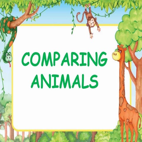 Comparing animals | PPTX
