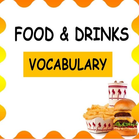 Food and drinks | PPT