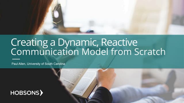 Creating A Dynamic Reactive Communication Model From Scratch Ppt 4202