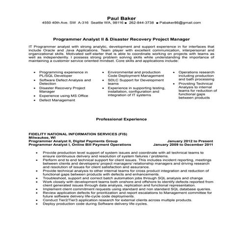 LinkedIn Only Resume | DOC