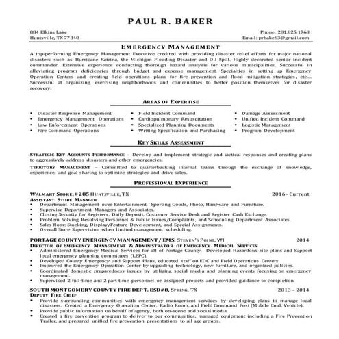 Paul Baker Resume 3 | PDF