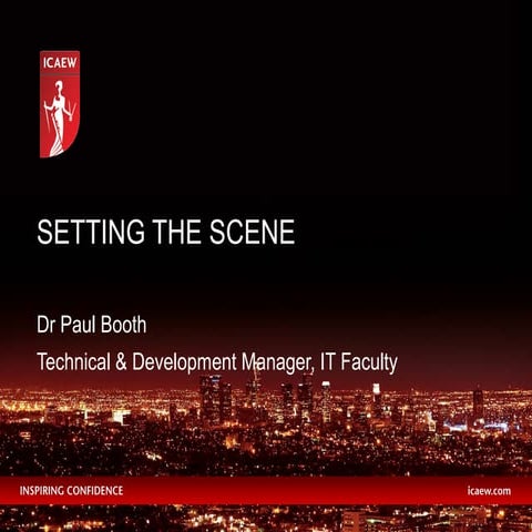 ICAEW- implementing xbrl -setting the scene | PPT