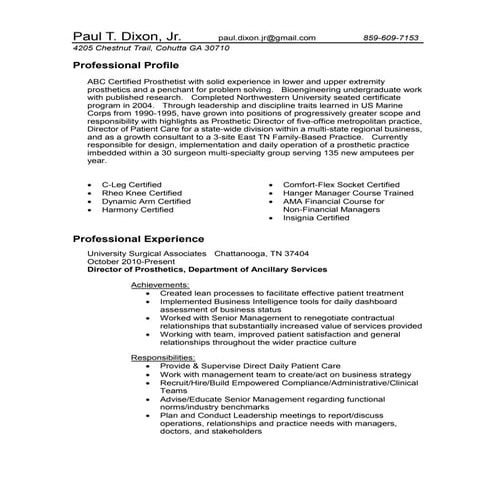 Paul Dixon Resume[1] | PDF
