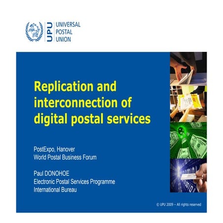 Replication and interconnection of digital postal services | PDF