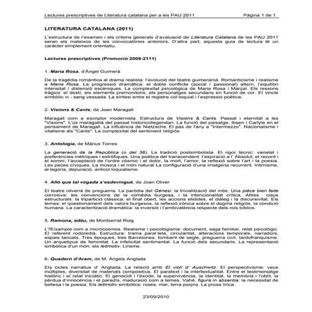 Lectures Selectivitat Pdf