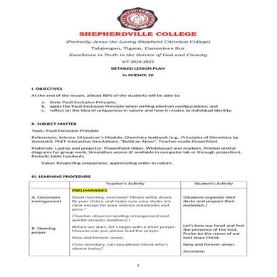 Pauli Exclusion Principle LP.docx hskshajah | DOCX
