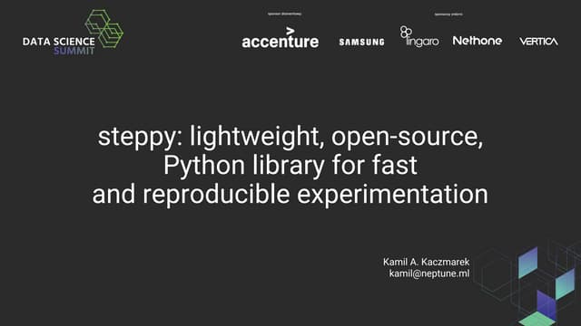 Steppy Lightweight Open Source Python Library For Fast And