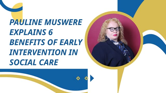Pauline Muswere, Ceo, social care entrepreneur
