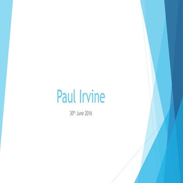 Paul irvine | PPTX