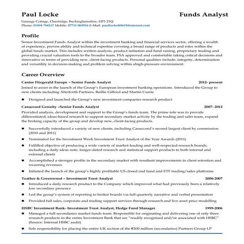 Paul locke resume | DOCX