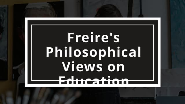 Paulo Freire's contrasting concepts of the banking model.pptx