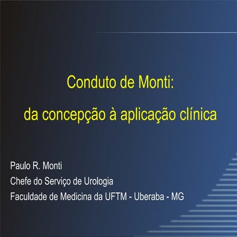 URETEROILEOSTOMIA CUTÂNEA | PPT