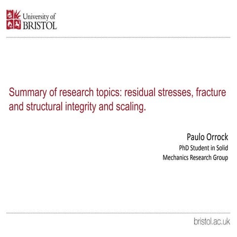 Paulo Orrock summary slides 2017 | PPTX