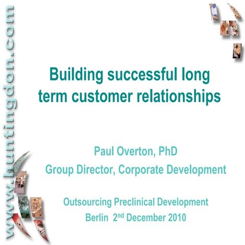 Building successful long term customer relationships | PDF