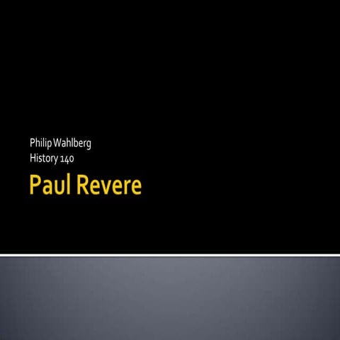 Paul Revere | PPTX