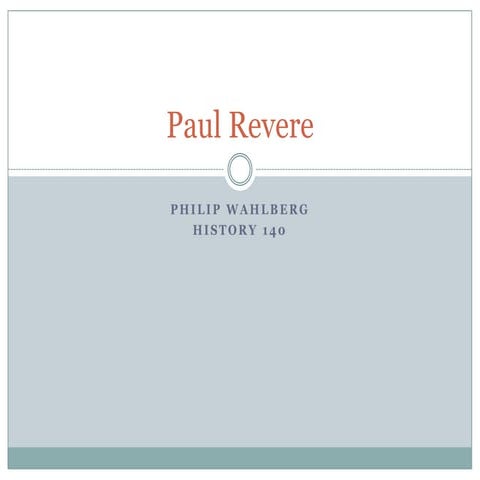 Paul Revere | PPT