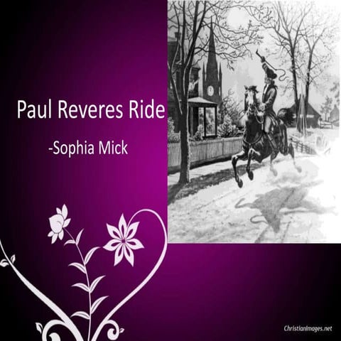Paul Reveres Ride | PPTX
