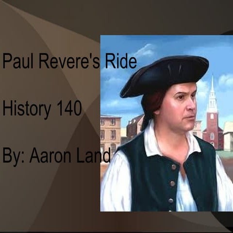 Paul reveres ride | PPT