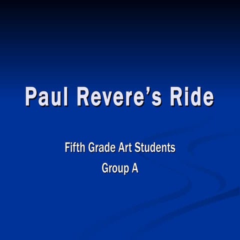 Paul Reveres Ride | PPT