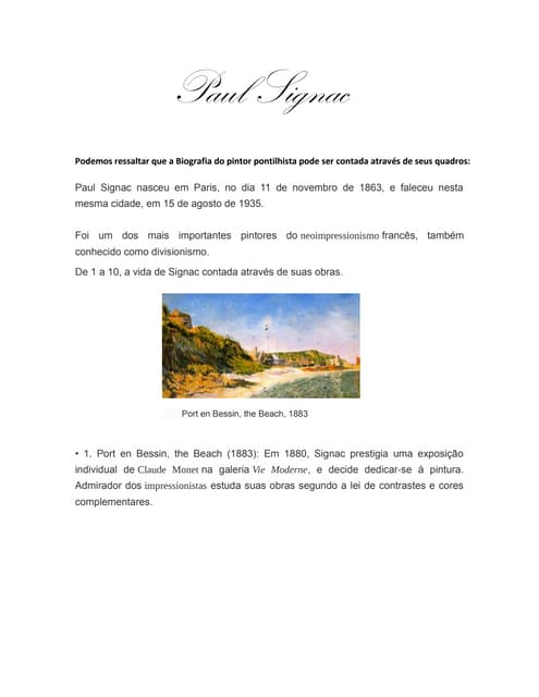 Paul signac | PDF