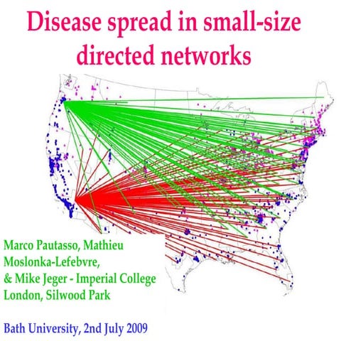 Disease spread in small-size directed networks | PDF