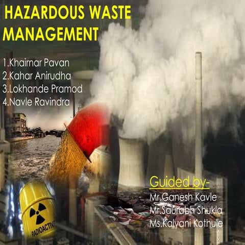 Hazardous waste managment | PPT