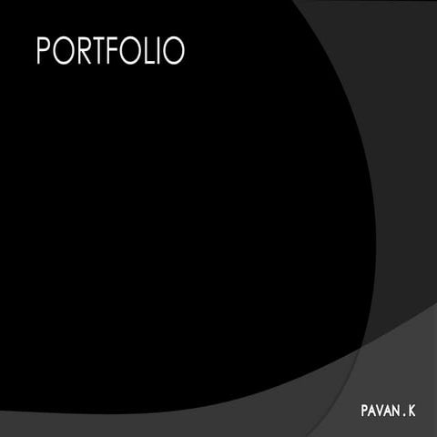 Pavan Portfolio | PPSX | Internet | Computing