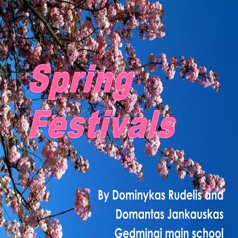 Spring festivals | PPT