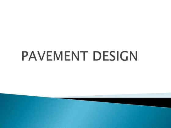 Design of cc pavement by IRC 58 | PPT
