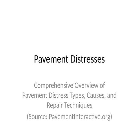 DISTRESS AND DEFECTS ON ROAD PAVEMENT.pptx