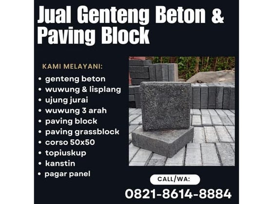 Paving Block Lubang Menggabungkan Fungsi dan Estetika | PPT